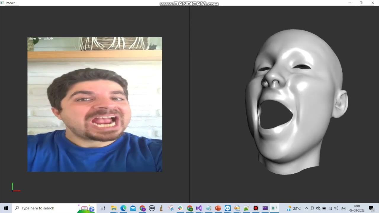 AlgoFace - 3D Facial Landmark Tracking with Face Animation (Digital ...