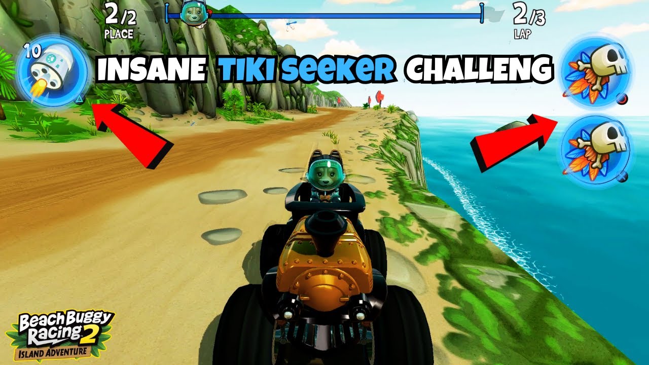 Insane Tiki Seeker Challenge Beach Buggy Racing -2 PC Gameplay 2025 ...