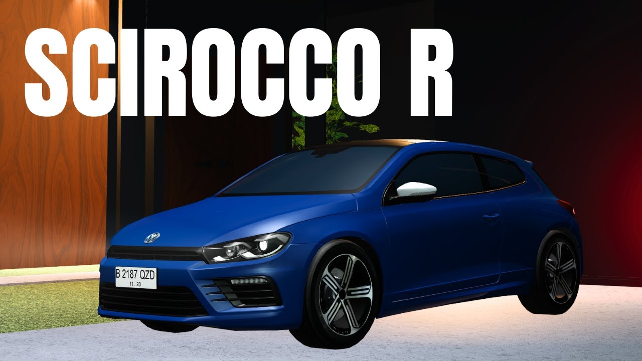 BELI MOBIL VW SCIROCCO R DI ROBLOX MAP CDID - YouTube