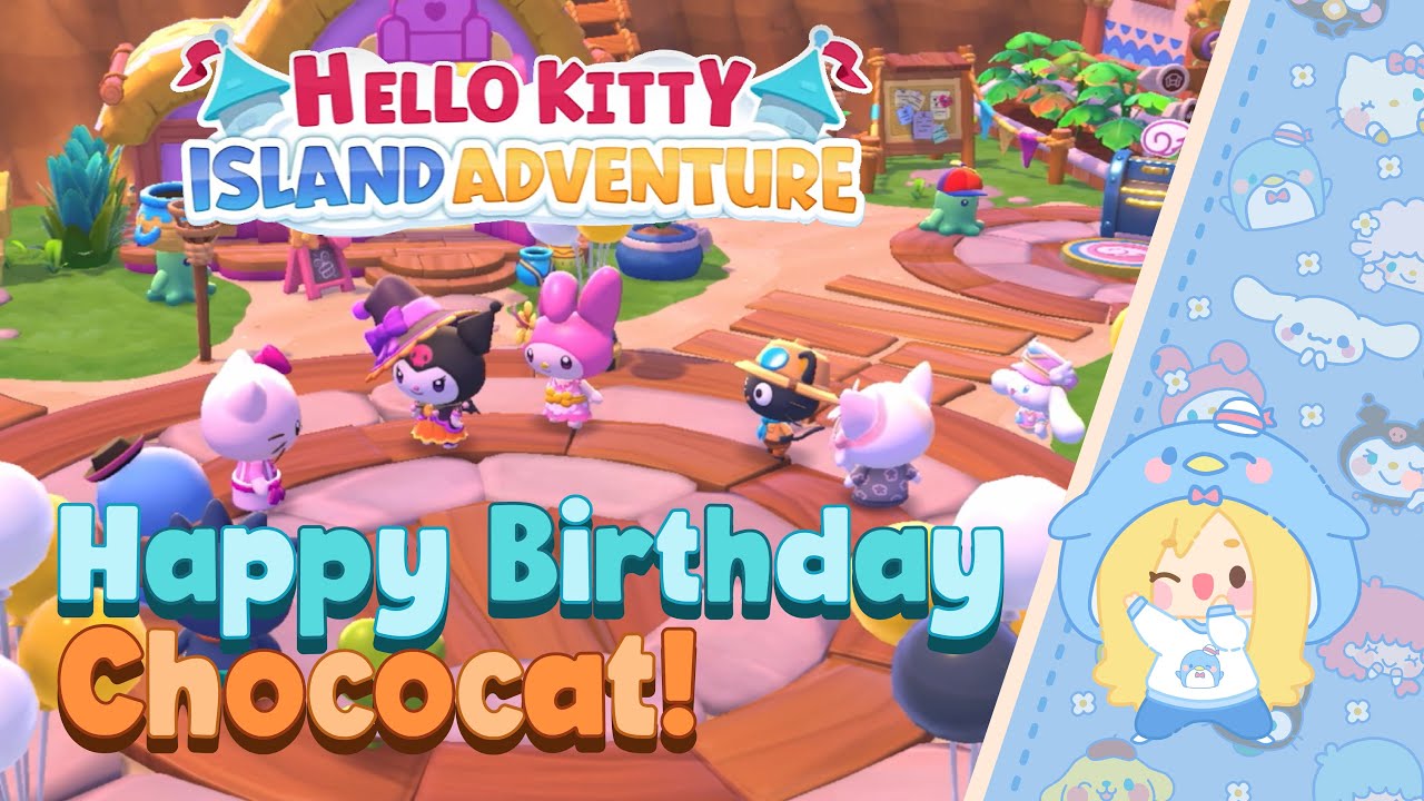 HAPPY BIRTHDAY CHOCOCAT!!! 🎉 #hellokittyislandadventure #sanrio - YouTube