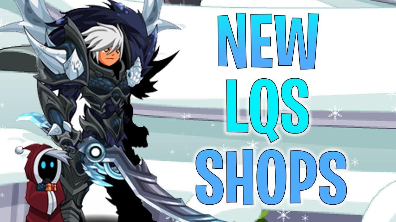 AQW All New LQS Shop Items! WorldBreaker Set - Frostval Giftbox House ...