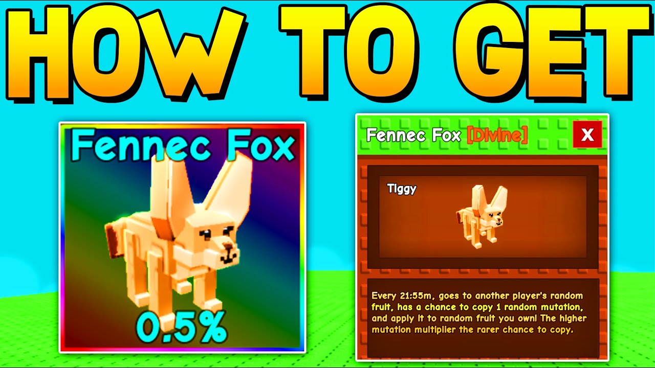 How To GET FENNEC FOX in GROW A GARDEN! What Does FENNEC FOX DO in GROW A GARDEN! ROBLOX - YouTube