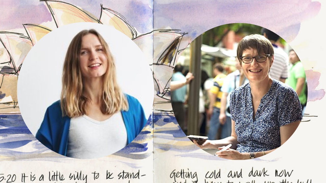Inspiring conversation with Liz Steel, a non-stop urban sketcher - YouTube