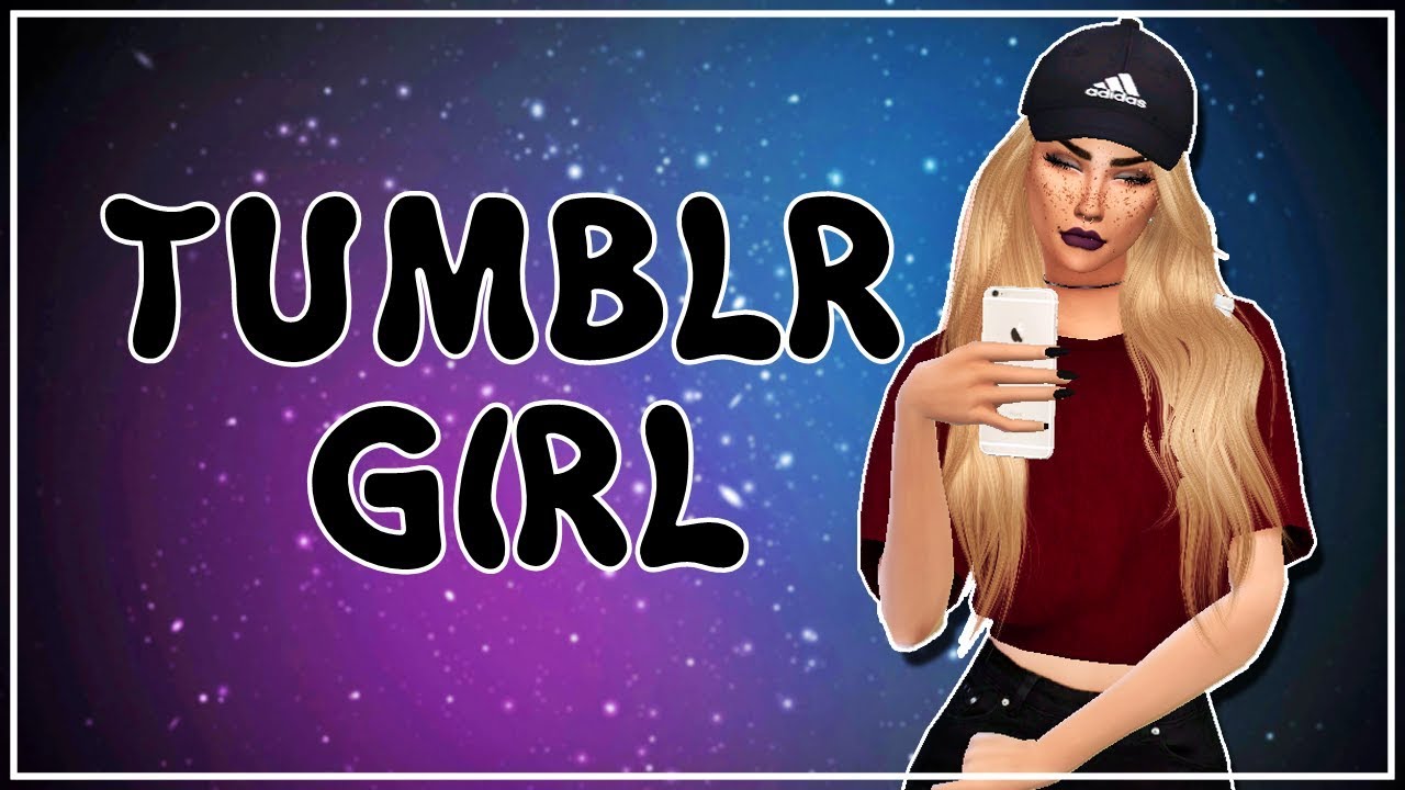 TUMBLR GIRL | Create a Sim - The Sims 4 | + DOWNLOAD - YouTube