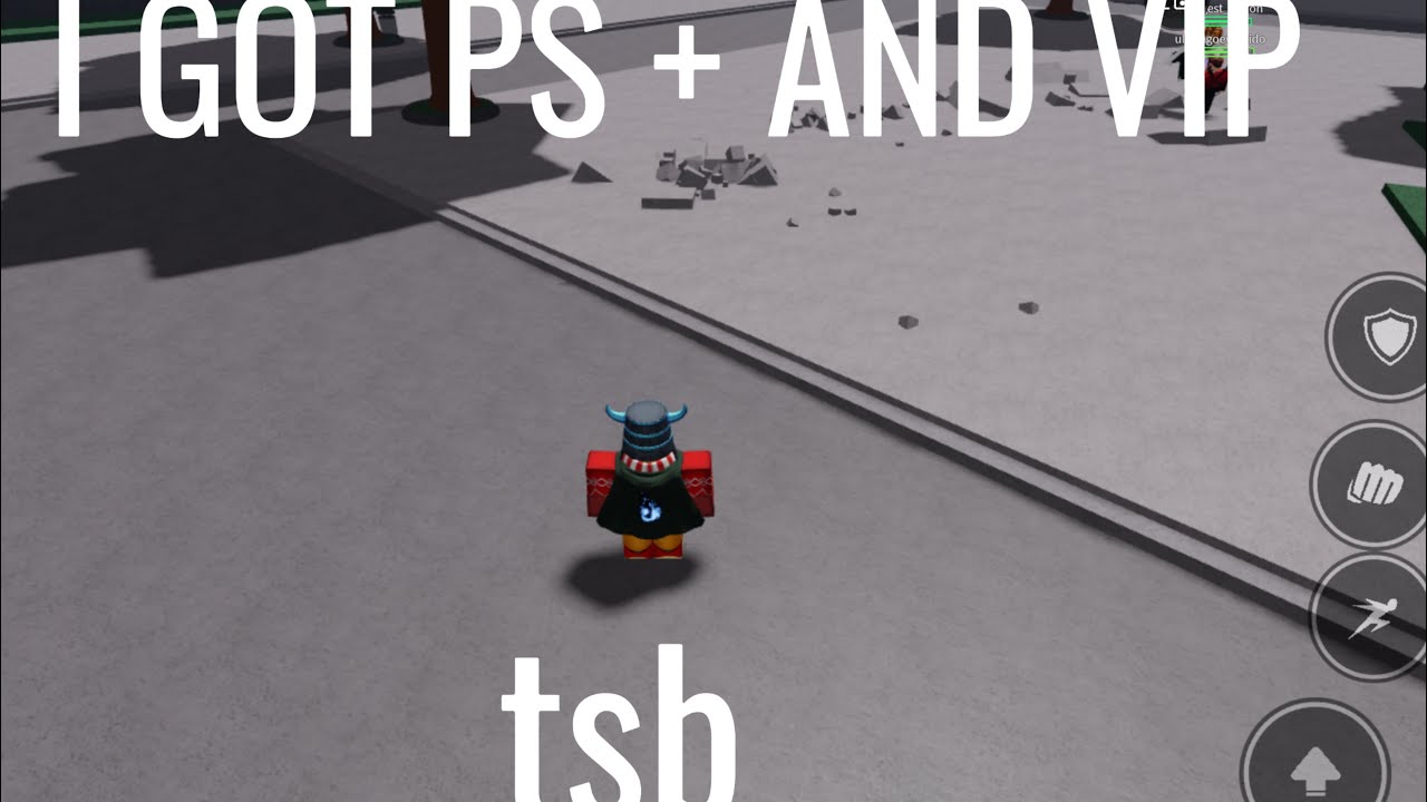 MY FRIEND GAVE ME PS + AND VIP IN TSB!!! - YouTube