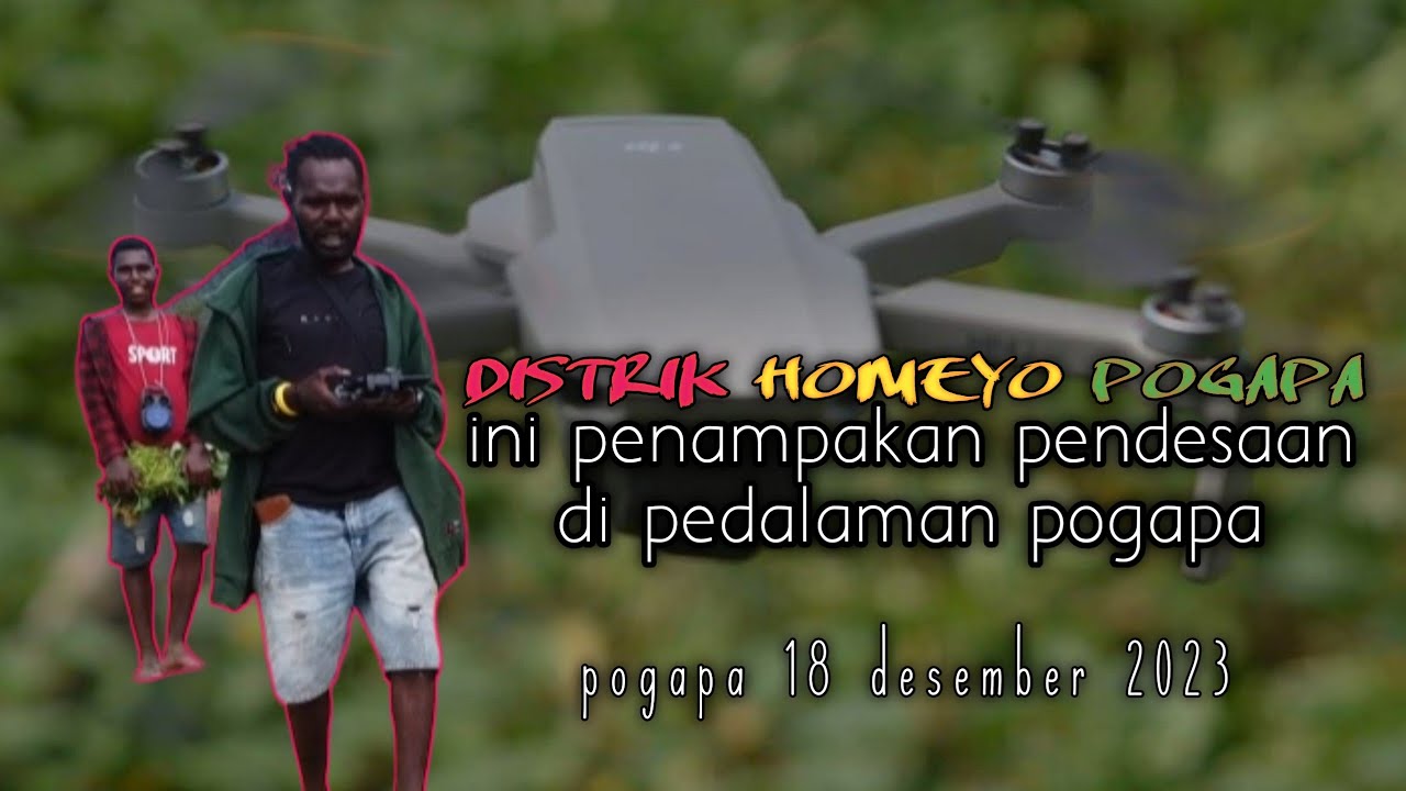 KELILING KAMPUNG KAMPUNG DI POGAPA #orangpapua #papua #djimini2se # ...