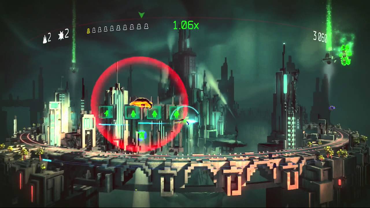 RESOGUN Gameplay Playstation 4 - YouTube