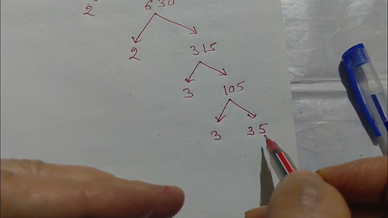 By using Factor Tree method, find prime factor of 2520. - YouTube