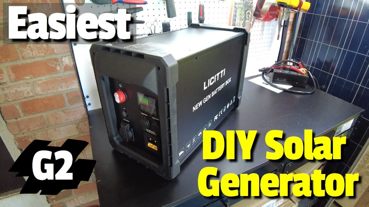 Easiest DIY Solar Generator Gen2 - YouTube