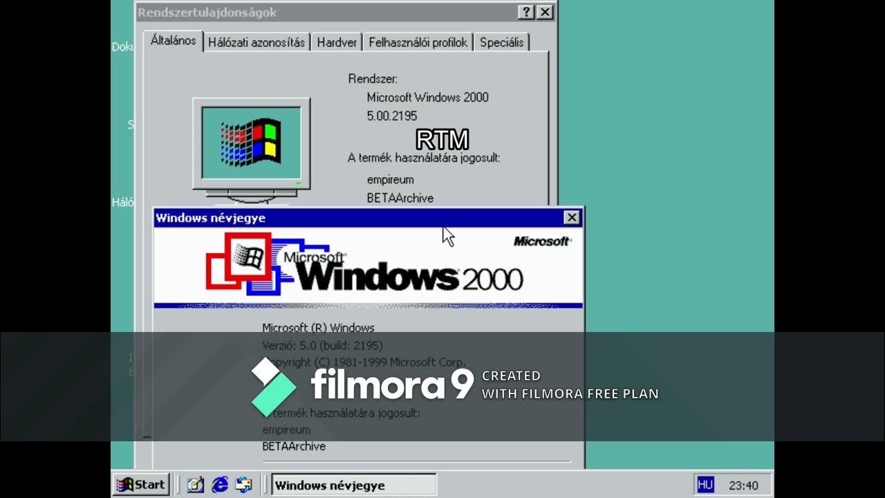Windows 2000 & Small Business Server 2000 Desktop & Sounds Part 2 - YouTube