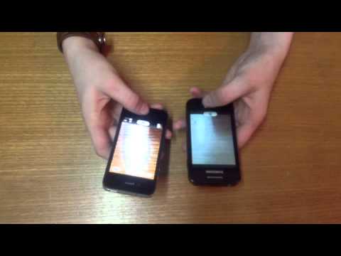 iPhone 4 vs. Samsung Galaxy ace