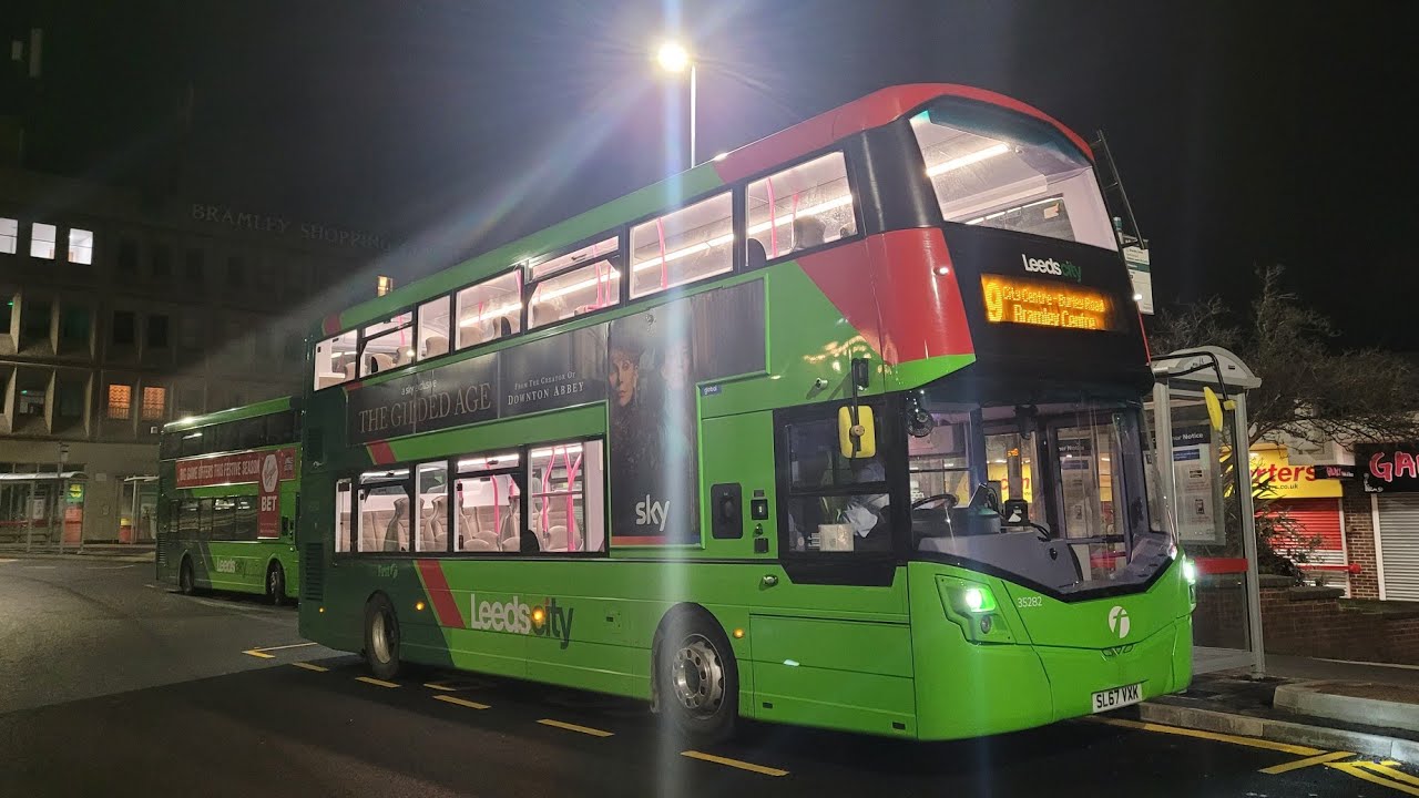 [HD WS] First "LeedsCity" 35282 (SL67 VXK) On The Kirkstall Line 49 ...