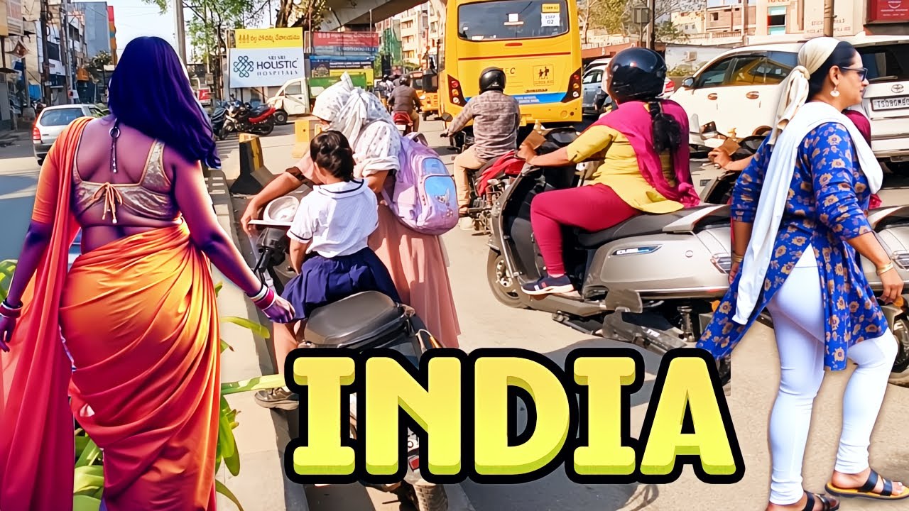 A Day in India 🇮🇳 | Real-Life 4K Walking Tour - YouTube