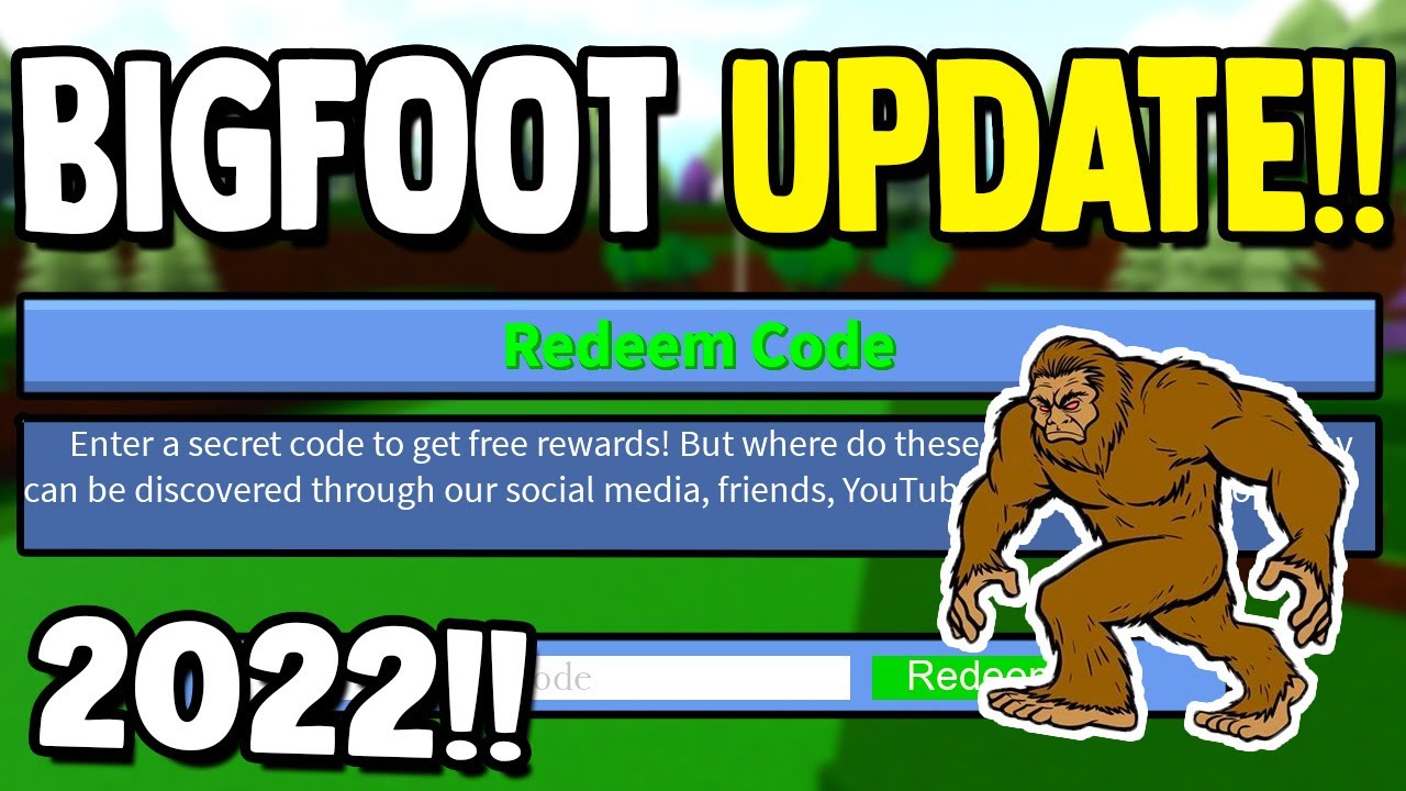 *NEW* BIGFOOT UPDATE!! | Build a Boat for Treasure ROBLOX - YouTube