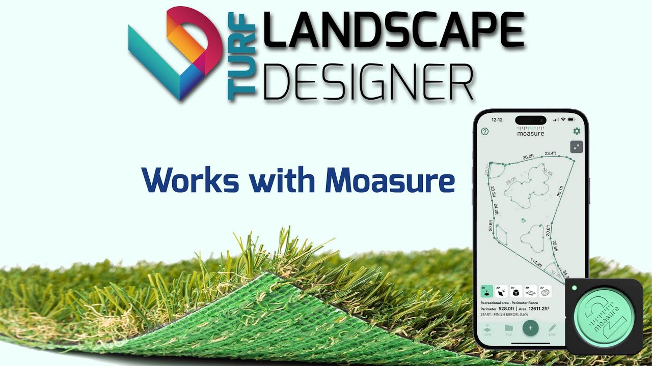 Landscape Designer TURF with Moasure - YouTube