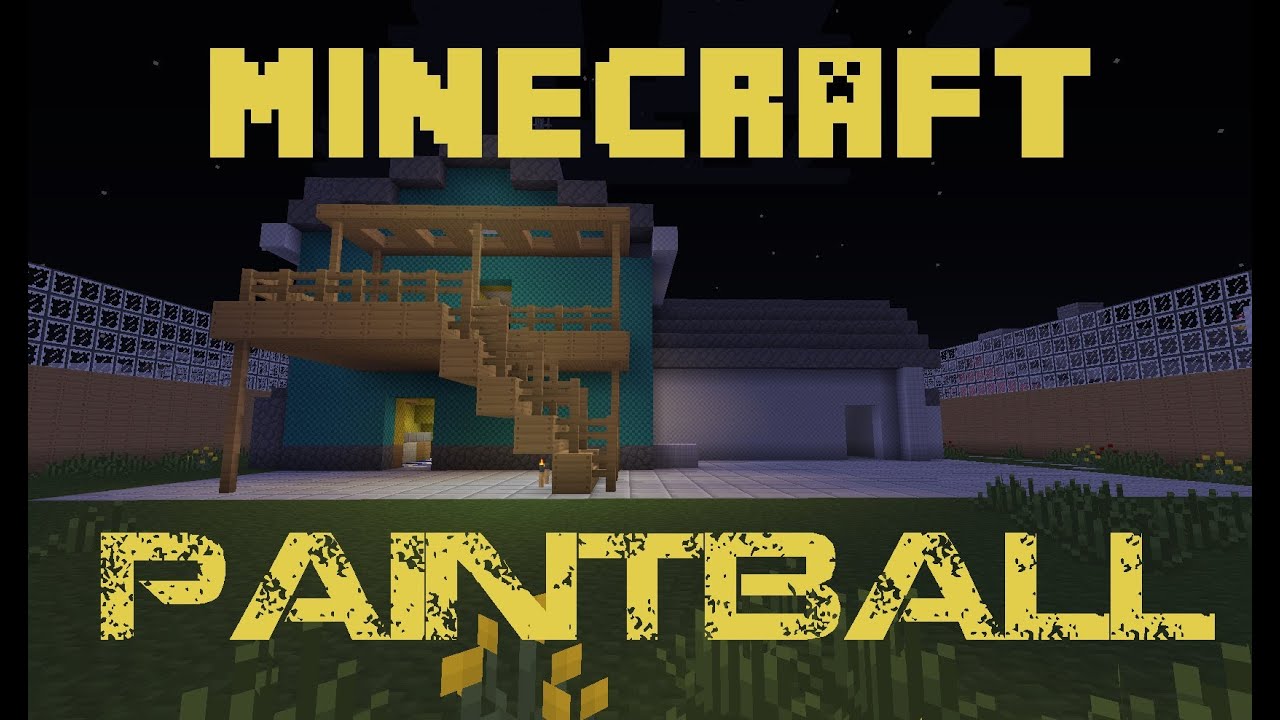 Minecraft - Fun servers [Paintball] - YouTube