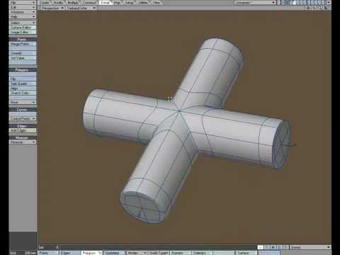 X and T Pipe Joints Tutorial in NewTek's LightWave 3D - YouTube