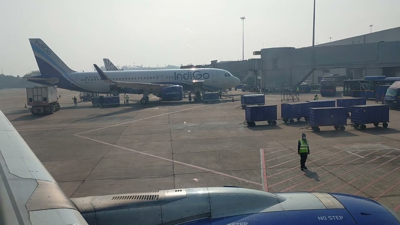 Inside view of Indigo plane at Delhi airport - YouTube