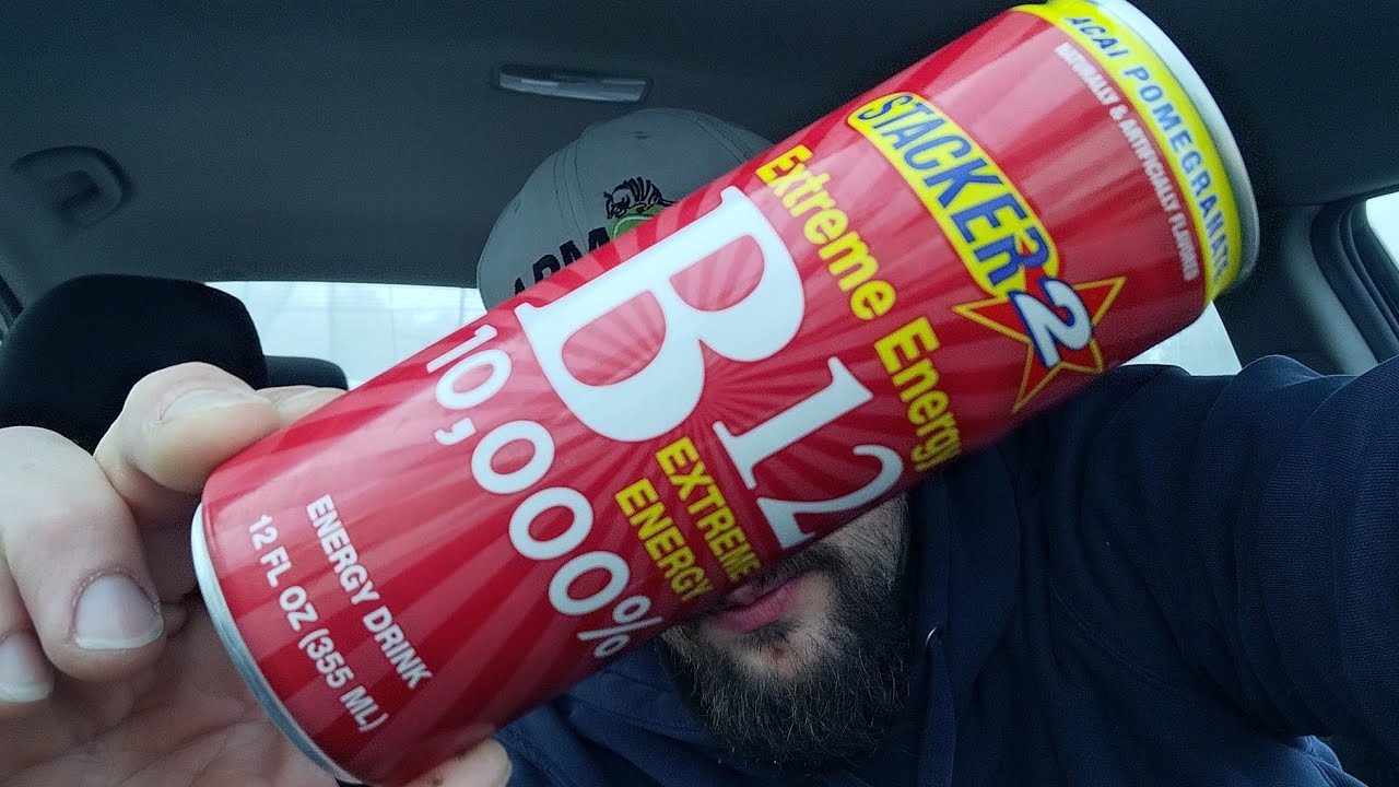 Acai Pomegranate 10,000% B12 Extreme Energy by Stacker 2 Food / Drink ...