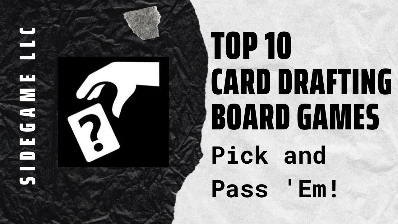 Top 10 Card Drafting Board Games: SideGame LLC - YouTube