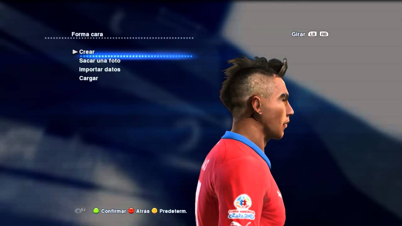New Face & Hair-Eduardo Vargas-2015-2016-Pes 2013 Pc - YouTube