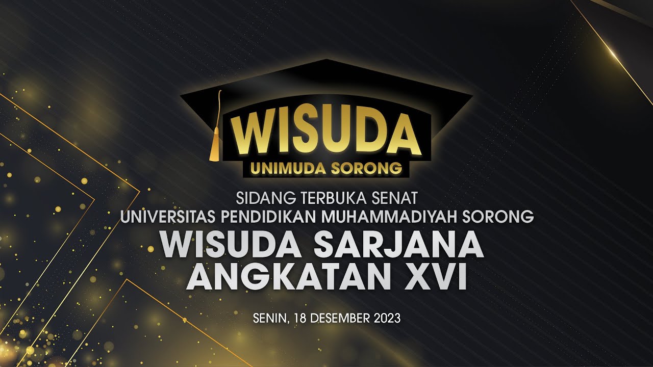 Wisuda Sarjana Angkatan XVI tahun 2023 Universitas Pendidikan ...