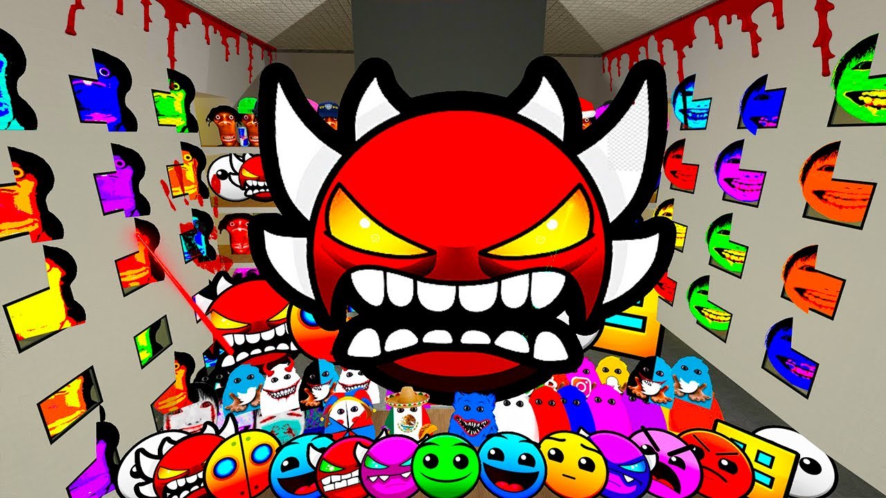 Lobotomy Dash Nextbots And NEW Angry Munci Family Nextbots on the HOTEL ...