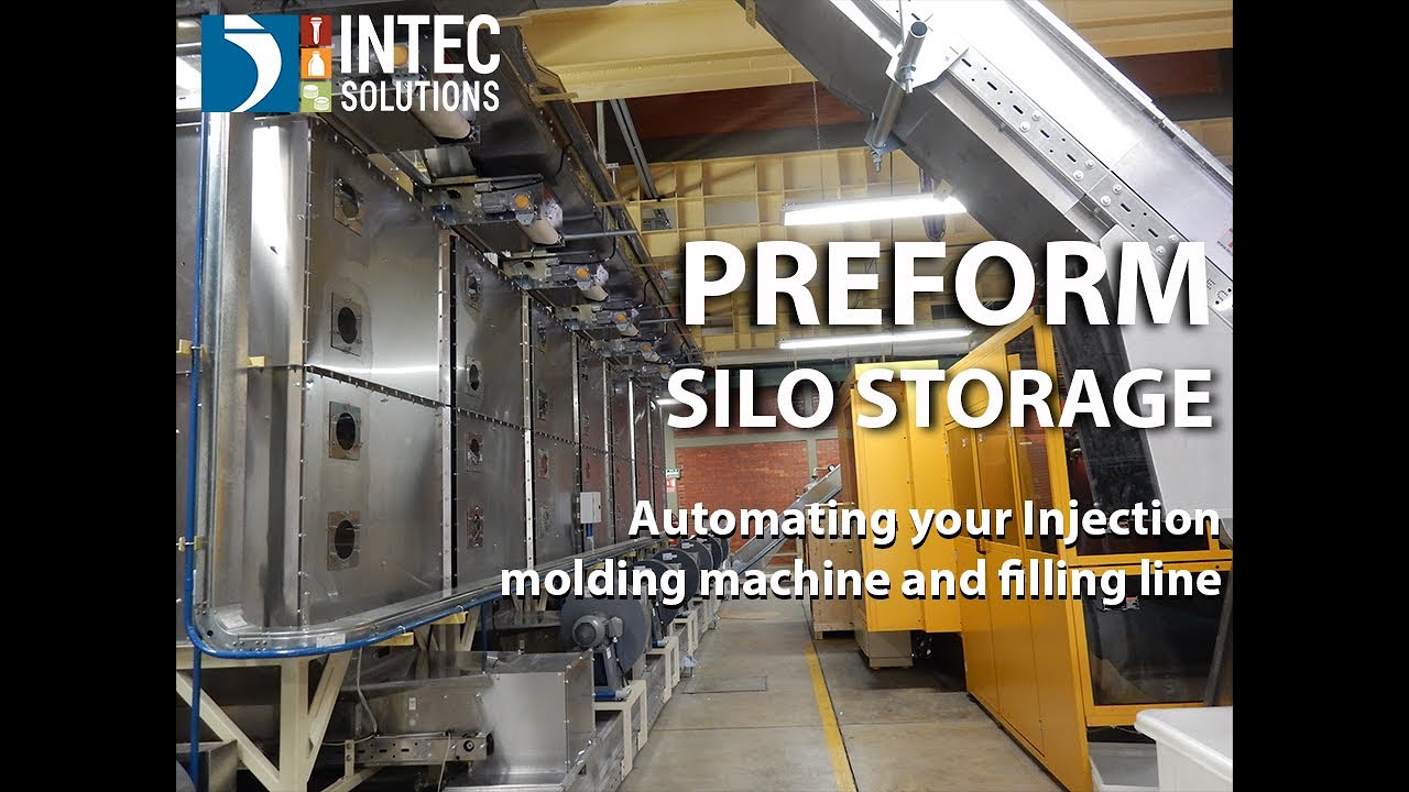 Preform Silo and Multiplex Conveyor - YouTube