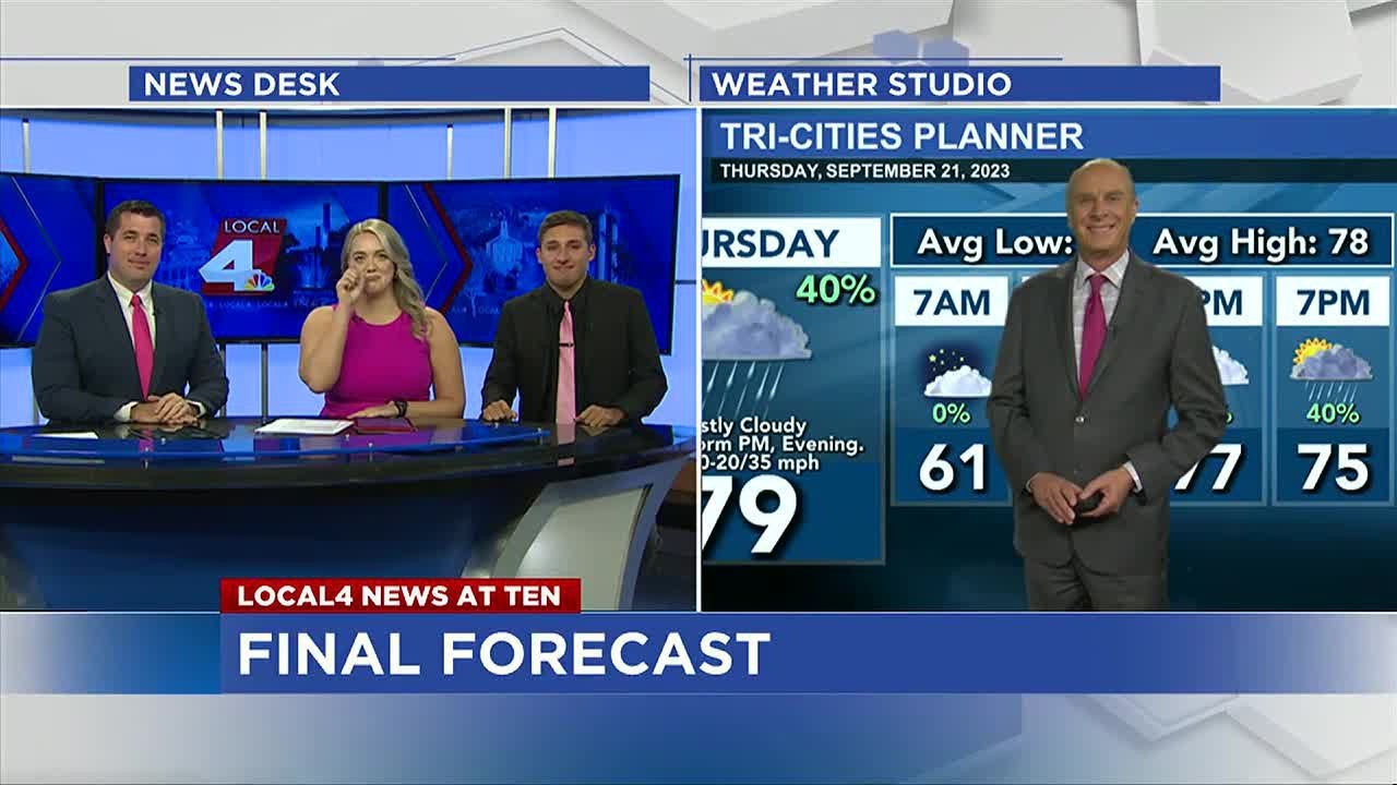 Evening anchor Danielle Shenk says goodbye to Local4 - YouTube