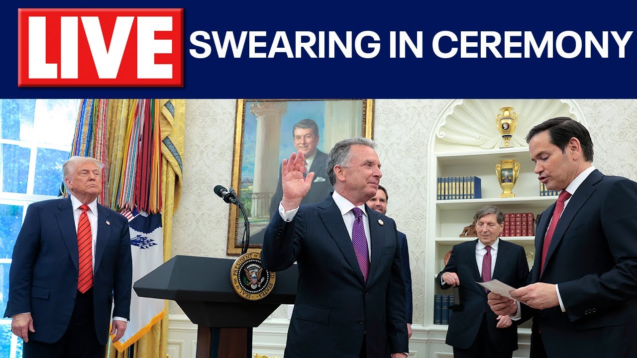 LIVE: Steve Witkoff swearing in ceremony - YouTube