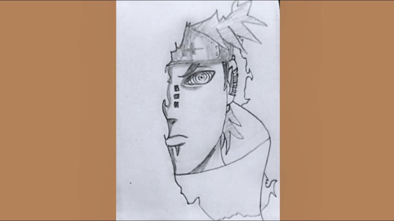 How to Draw a pain Naruto ||Easy Anime drawing | pencil step by step ...