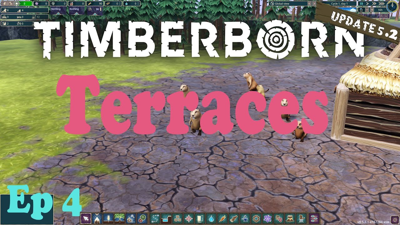 Large Water Pumps - Timberborn - Terraces - Update 5.2 - EP 4 Let's ...