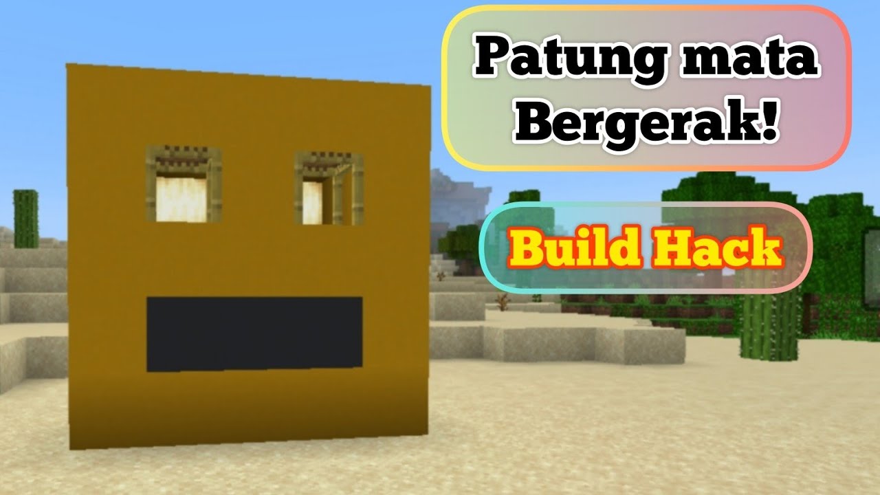 Cara membuat patung mata bergerak di Minecraft! | Build hack - YouTube