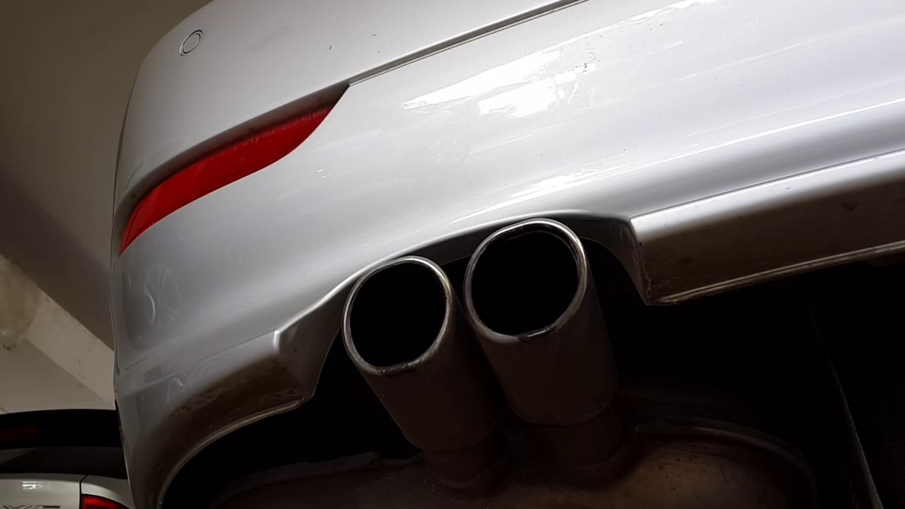 BMW E60 Exhaust M54 - YouTube