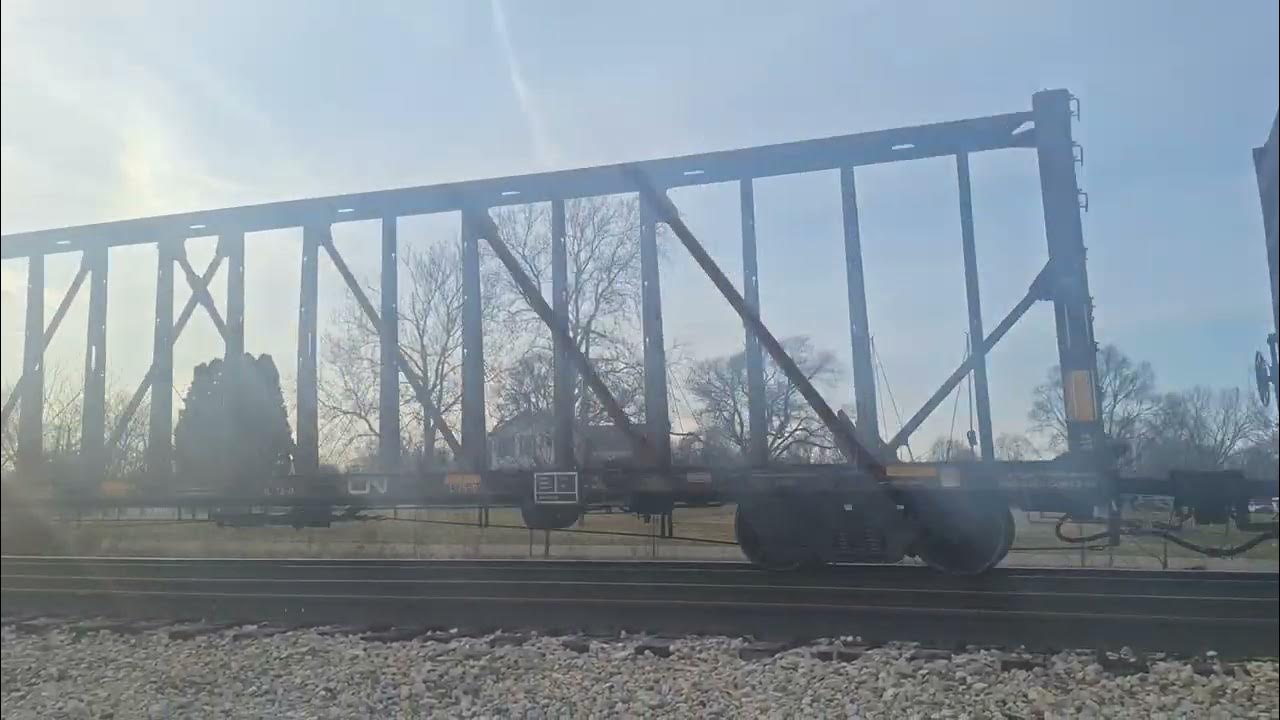Northbound Manifest Freight Train CN A407-91 With An IC SD70 DOU CN/IC 1039 And IC 1010 - YouTube