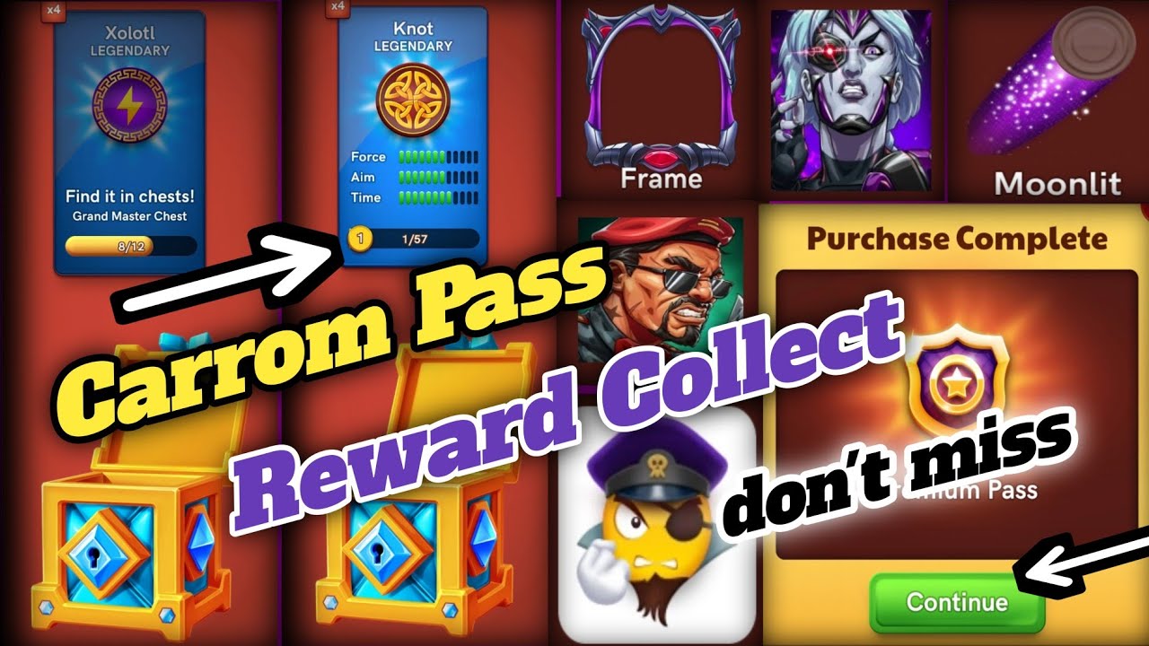 2024 carrom pass purchase 💥 carrom pass reward collect 😜 unboxing grand ...