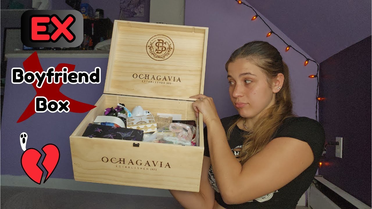What's in my EX-BF box!?! - YouTube