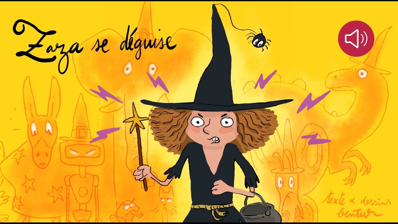 Histoire pour enfants - Zaza se déguise - Livre animé et audio - YouTube