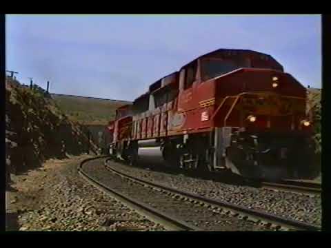 Santa Fe Railroad Tehachapi Loop 1991(Part 3) - YouTube
