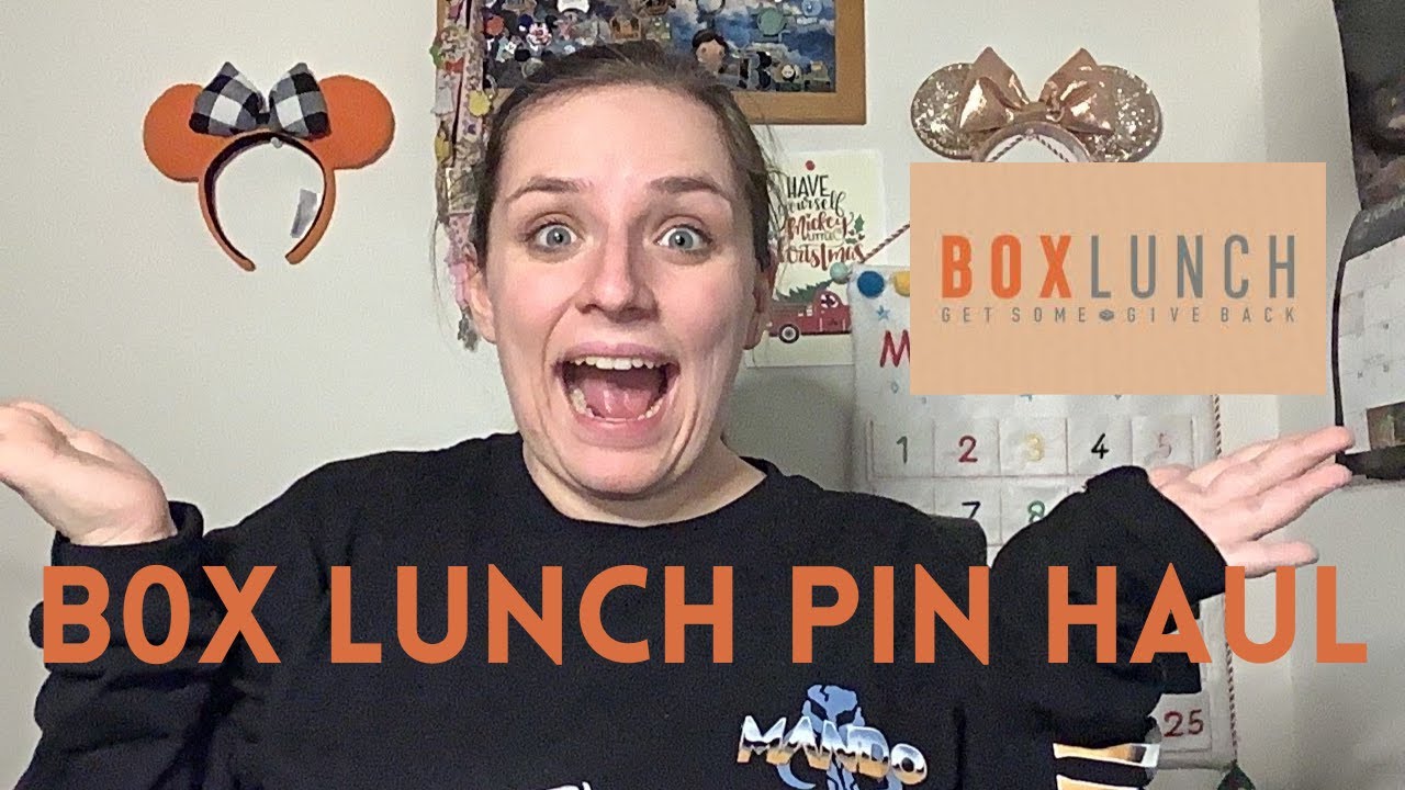Box Lunch Pin Haul! - YouTube
