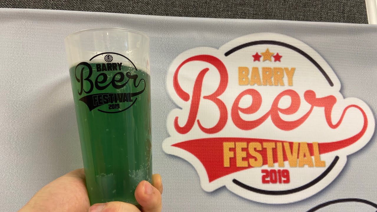 Bang On Brewery Tidy Green Lager At The Barry Beer Festival - YouTube