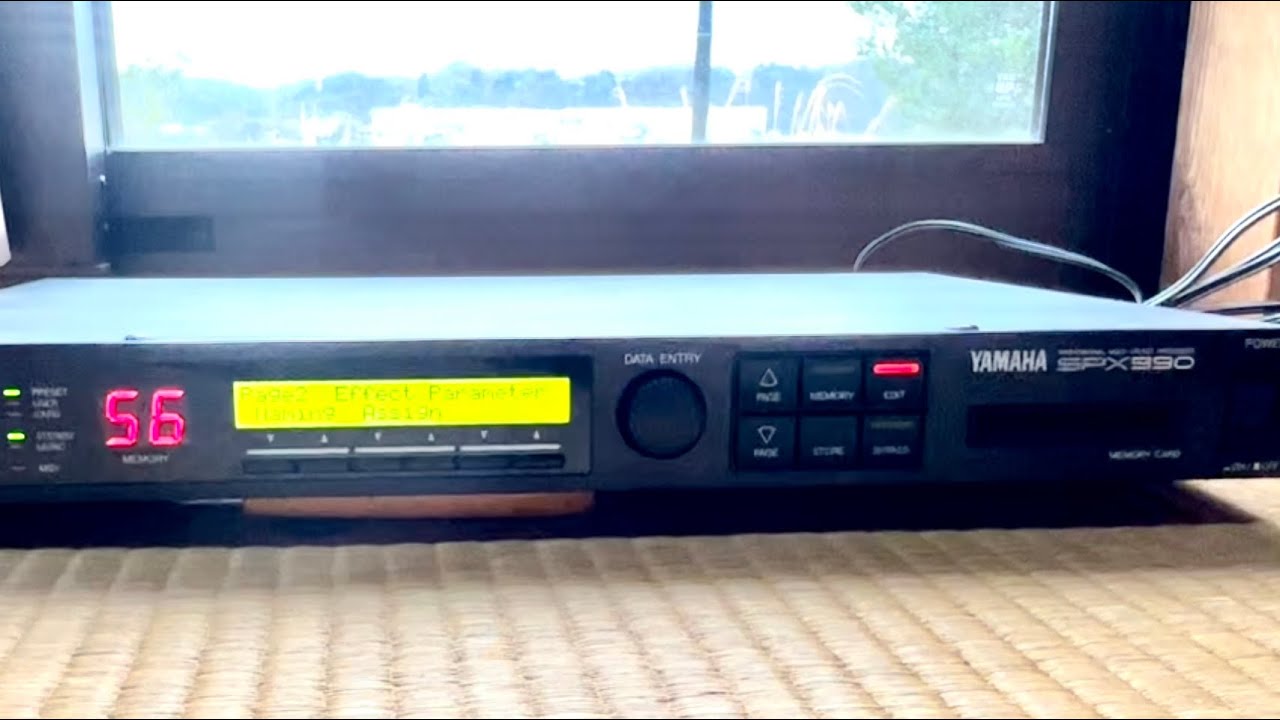 Yamaha SPX-990 Original Japan 110V efek vocal - YouTube
