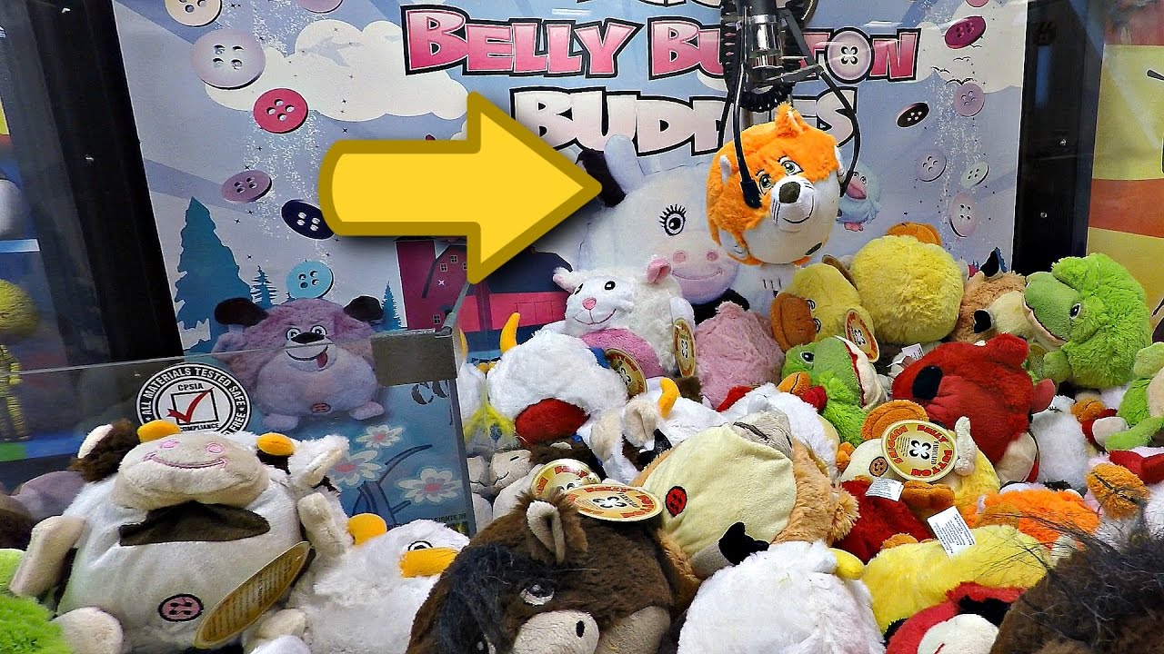 Arcade Claw Machine WINS: Magical Belly Button Buddies! クレーンゲーム - YouTube