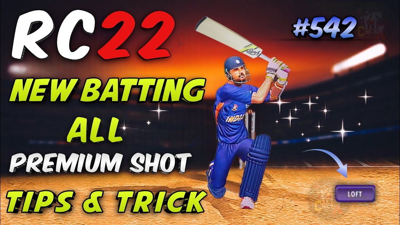 🔥Real cricket 22 Hardcore Mode Perfect Batting Tips - Rc22 New Batting ...