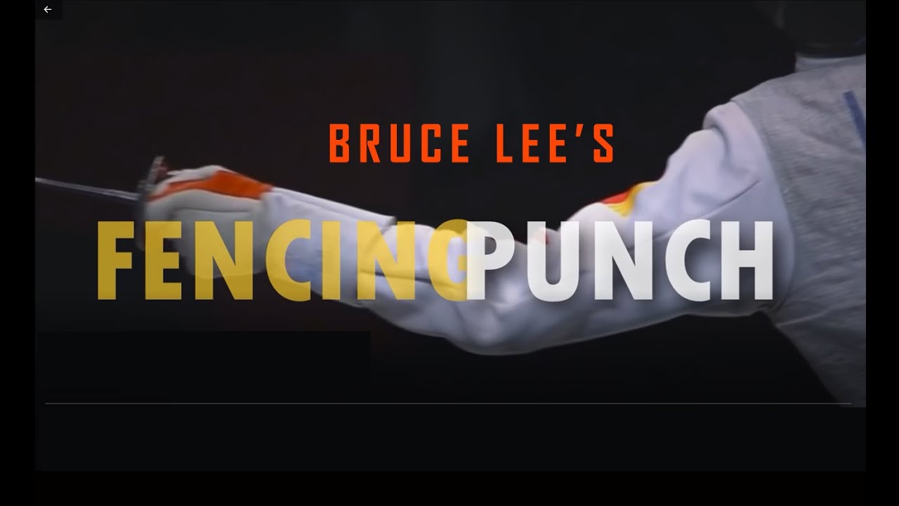 FENCING PUNCH Bruce Lee's JKD - YouTube