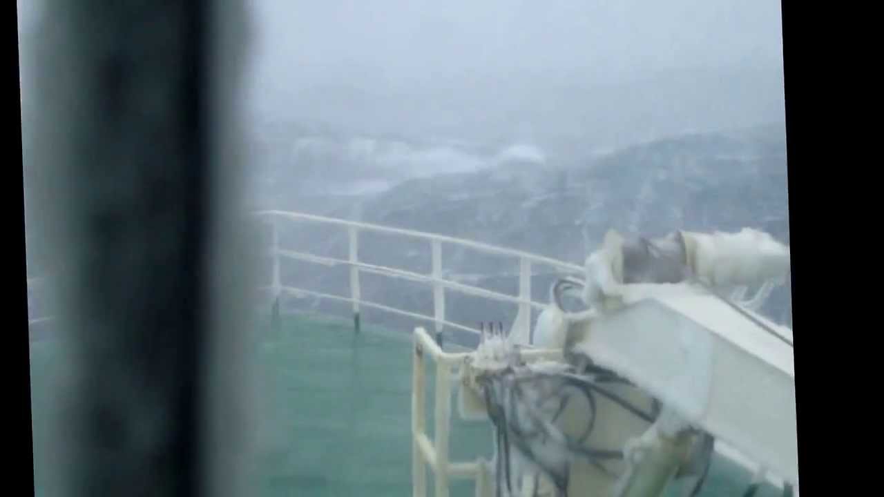 Snow storm on Flemish Cap - YouTube