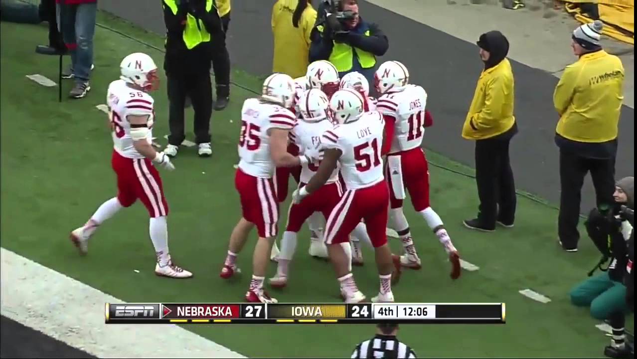 Nebraska Football - Pierson-El vs. Iowa 2014 - YouTube