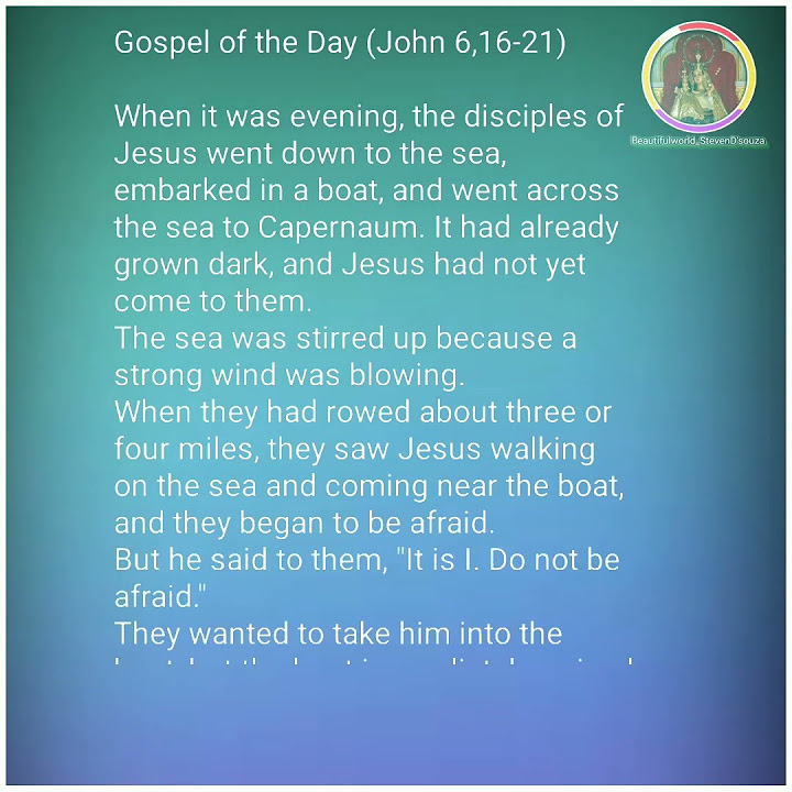 Gospel Of The Day John 6 16 21 YouTube gospel-of-the-day-john-6-16-21-youtube