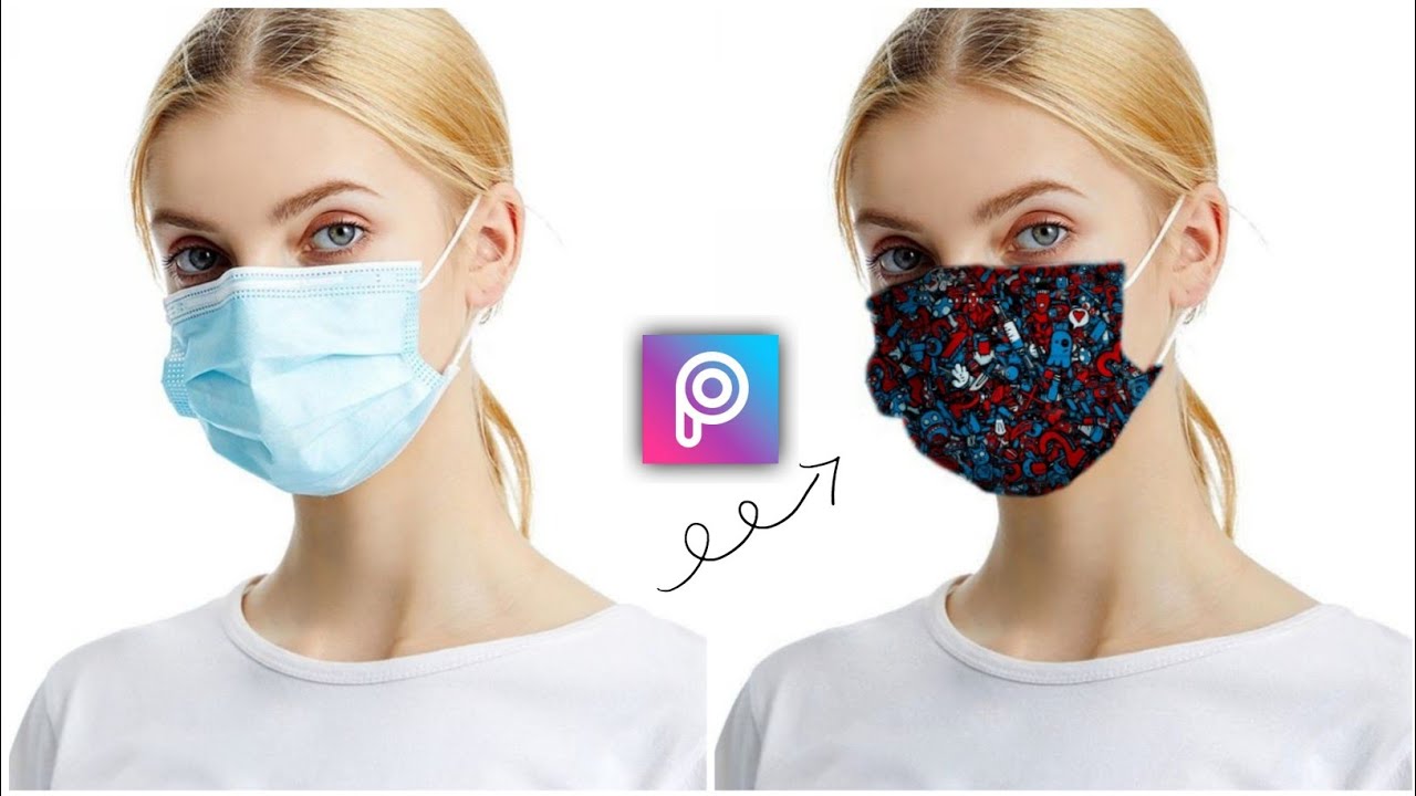 How To Make Face Mask Mockup In PicsArt | PAROVEZ TECH - YouTube