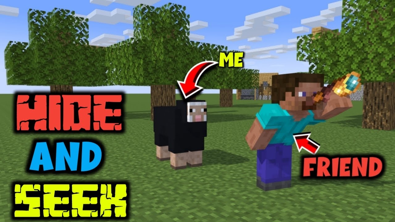 HIDE AND SEEK IN MINECRAFT😱 (with friends) #minecraft - YouTube